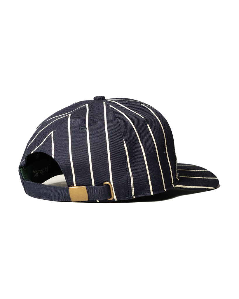 PINSTRIPE CAP - NAVY – NOT YET HOME